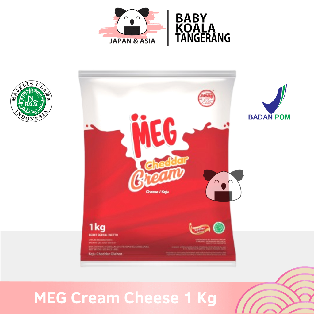 Jual MEG CHEESE Cheddar Cream 1 Kg Halal │ Chedar -BKT | Shopee Indonesia