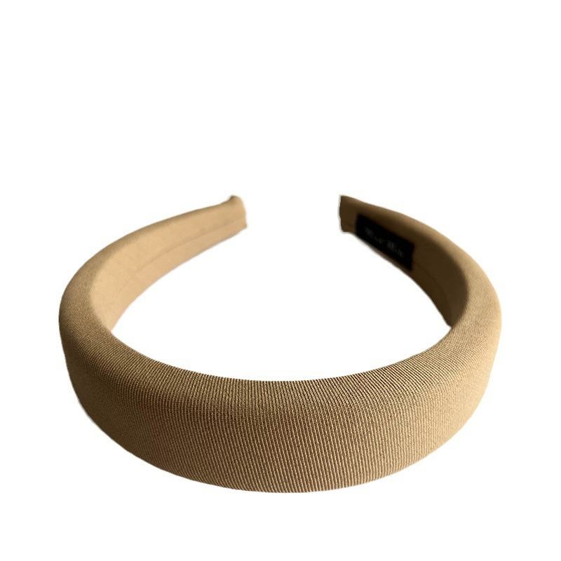 Jual KHAEBEAUTY BN006 Bando Korea Fluffy Tebal Choco Milk Color Empuk ...