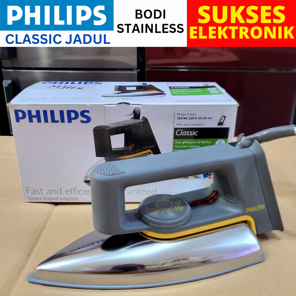 Jual Setrika Philips HD-1172 / Gosokan Listrik Original Classic Klasik ...