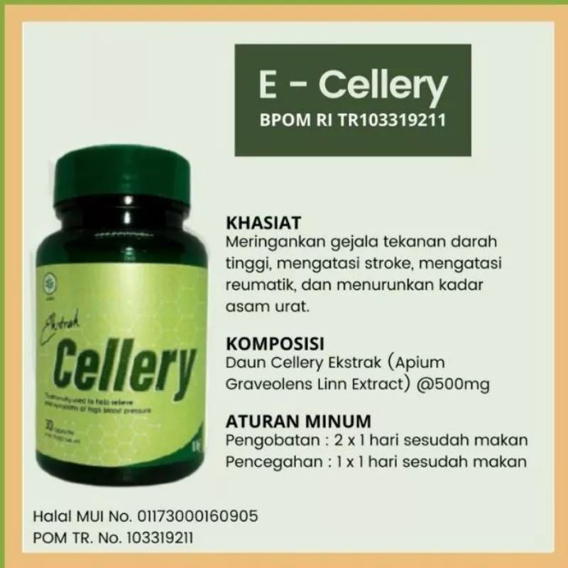 Jual Cellery - Obat Mengatasi Tekanan Darah - Mengatasi Hipertensi ...