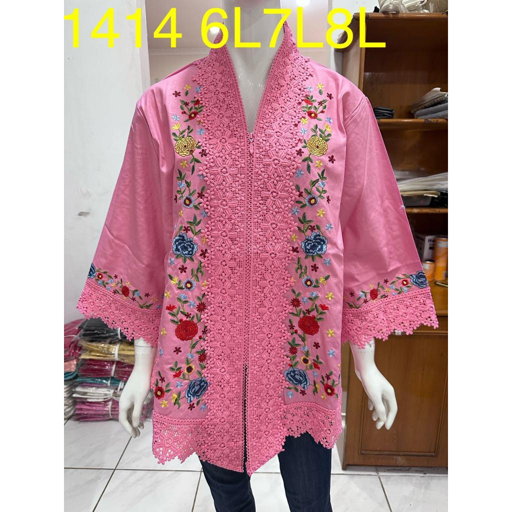Jual LAMODIS -- 0995 big size kebaya alexuez bordir timbul /kebaya size ...
