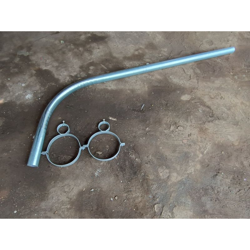 Jual stang ornamen lampu jalan, ukuran 2inc,panjang 1,5 meter,pipa ...