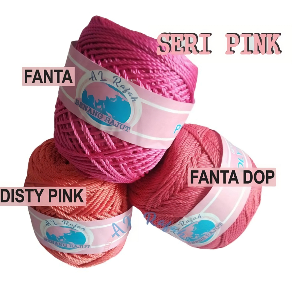 Jual BENANG RAJUT SERI PINK (PILIH WARNA) | Shopee Indonesia
