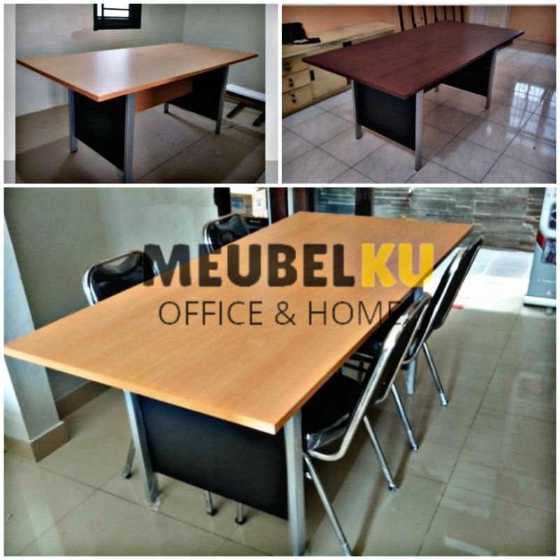 Jual Meja Meeting Meja Rapat Meja Kantor Meja Kaki Besi MTM 1890 Expo | Shopee Indonesia