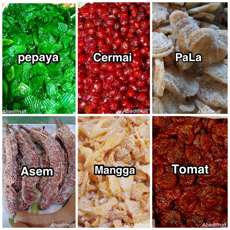 Jual 250 GR MANISAN asem/cerme/mangga/pepaya/tomat/pala/polo | Shopee ...