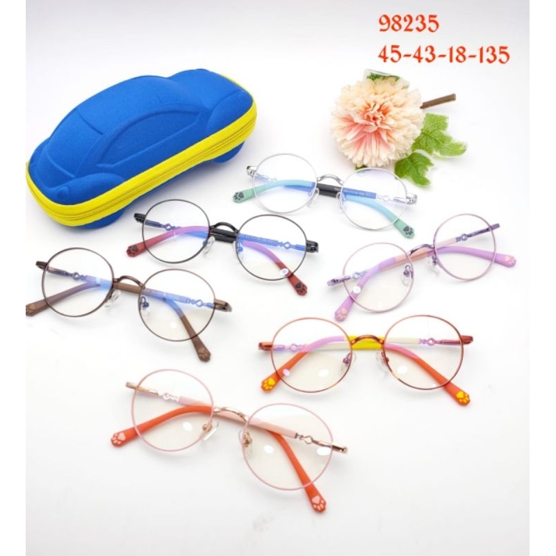 Jual KACAMATA ANAK MODEL BULAT KOREA LUCU ADA NOSPAD DAN PER gratis ...