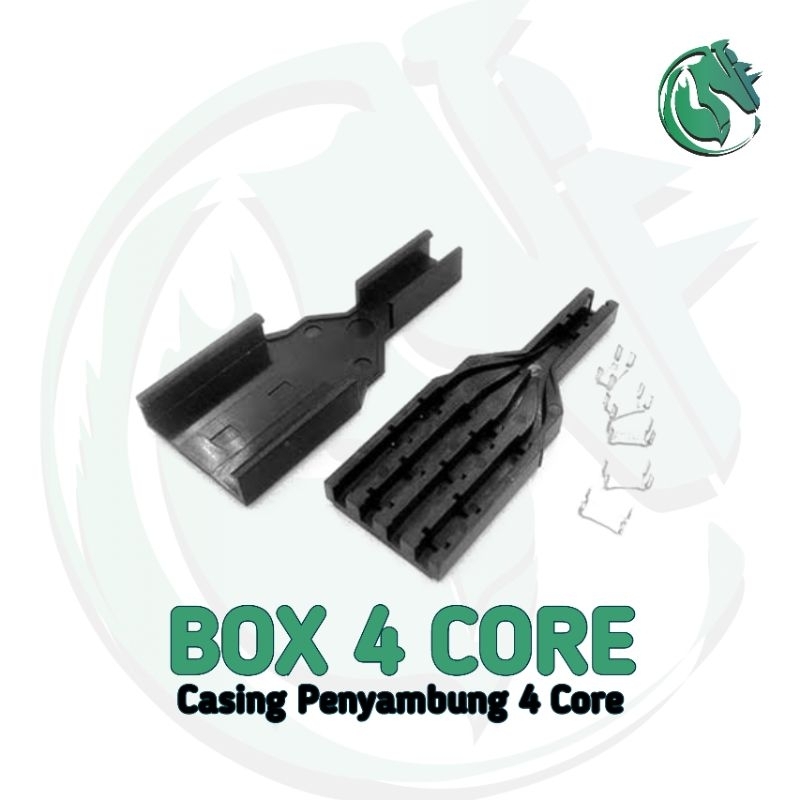 Jual CASING PENYAMBUNG CONNECTOR KABEL FIBER OPTIK 4 CORE OPTIC FTTH ...