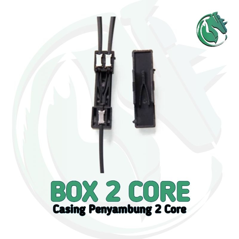 Jual CASING PENYAMBUNG CONNECTOR KABEL FIBER OPTIK 2 CORE OPTIC FTTH ...