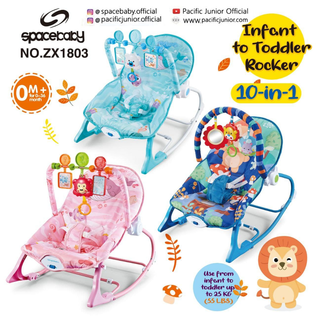 Jual BABY BOUNCHER ROCKER SPACEBABY 10 IN 1 SB 1803 | Shopee Indonesia