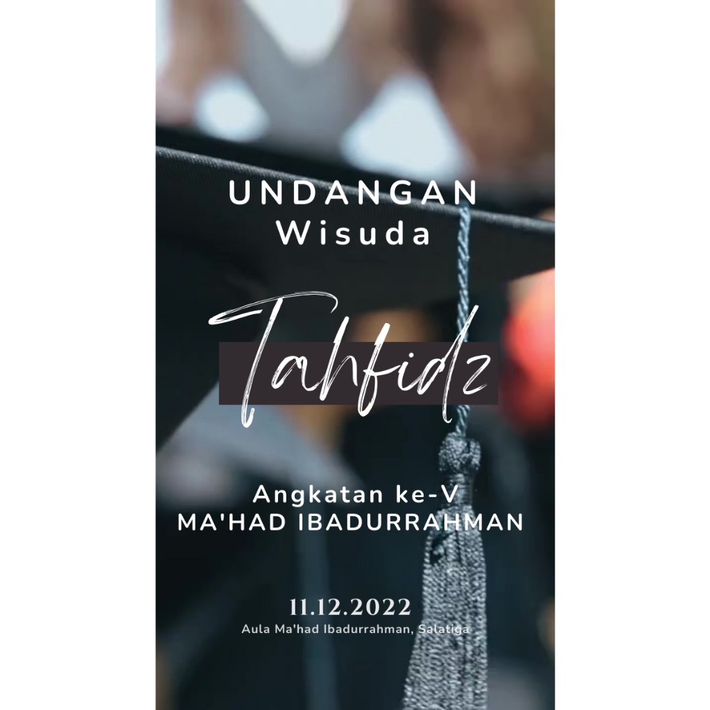Jual Undangan Wisuda Tahfidz Graduation Invitation Video Gambar Maksimal 1 Hari Jadi | Shopee ...