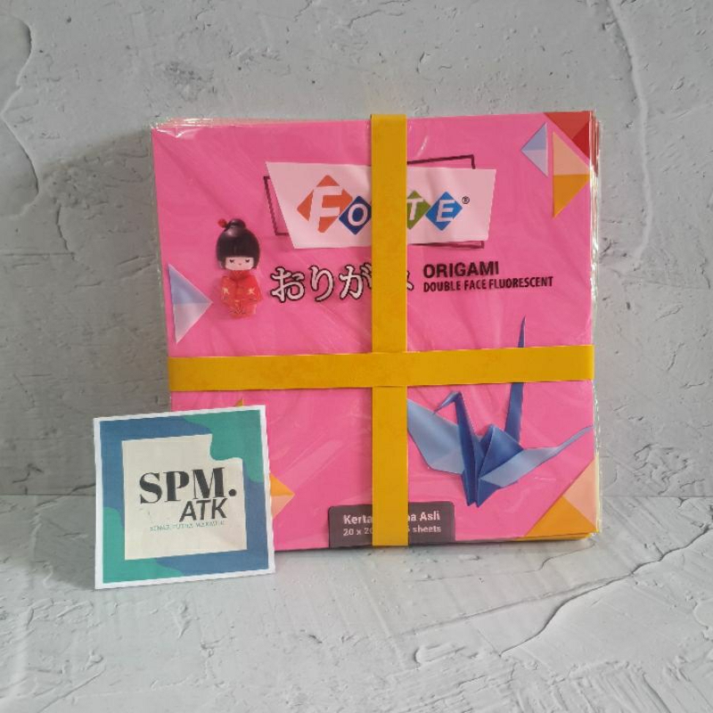 Jual Origami Forte 20x20cm Dua Sisi | Shopee Indonesia