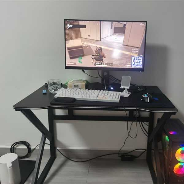 Jual Meja Komputer Laptop PC Desk Stable Frame with Cable Hole | Shopee ...