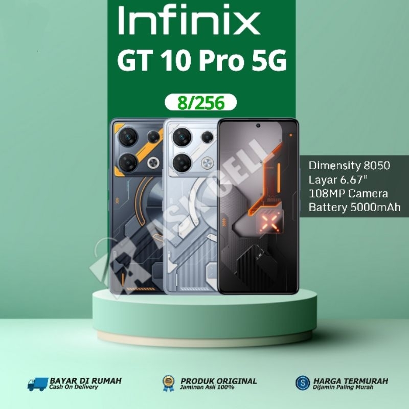 Jual INFINIX GT 10 Pro 8+8/256GB Dimensity 8050 Gaming Processor ...