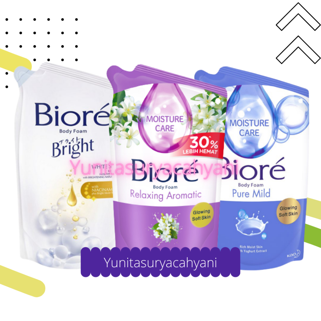 Jual Biore Sabun Mandi Cair Body Foam Pure Mild Pouch Relaxing Aromatic , lovely Sakura 800ml ...
