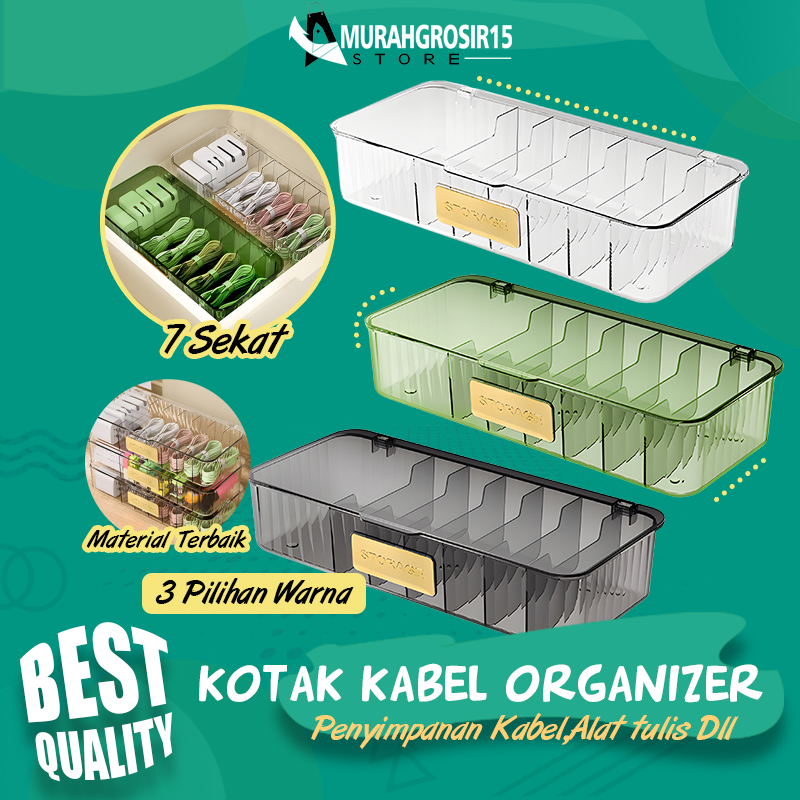 Jual Kotak Penyimpanan Kabel USB Storage Laci Aksesoris Kabel Tempat ...