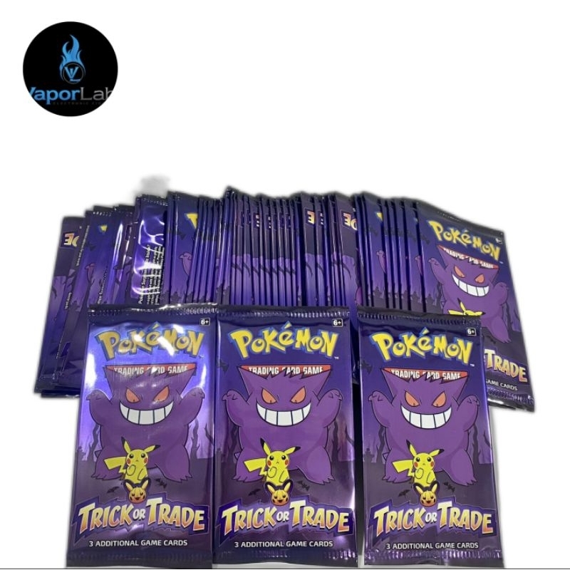 Jual Pokemon Kartu Trading Card Trick Or Trade Tcg Booster Pack Hologram Shopee Indonesia