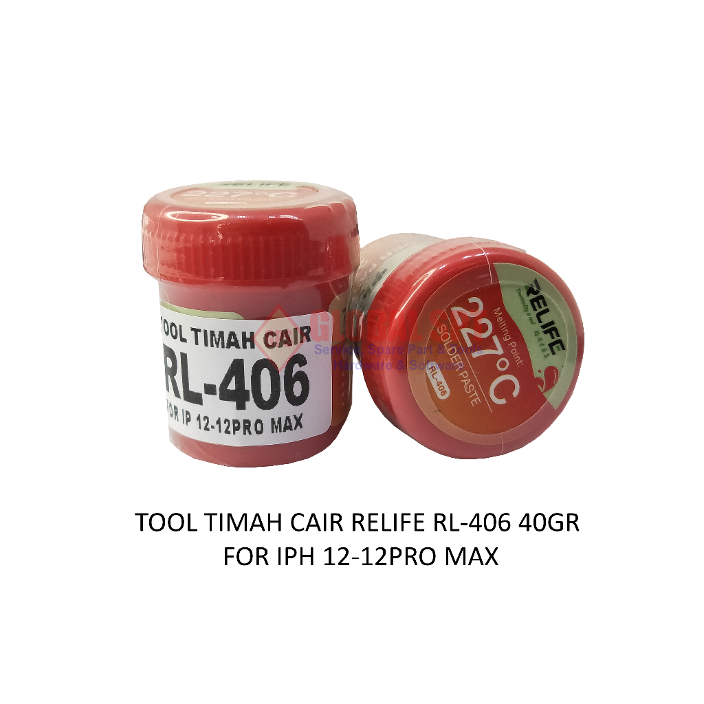 Jual TOOL TIMAH CAIR RELIFE RL-406 40GRAM FOR IPH 12-12PRO MAX / TOOLS ...