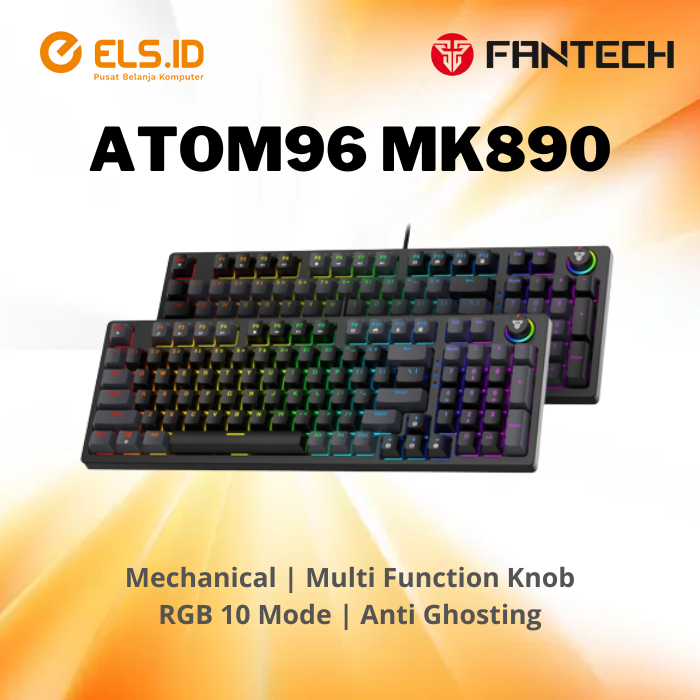 Jual Fantech ATOM96 MK890 RGB Keyboard Gaming Mechanical Full Size | Shopee Indonesia