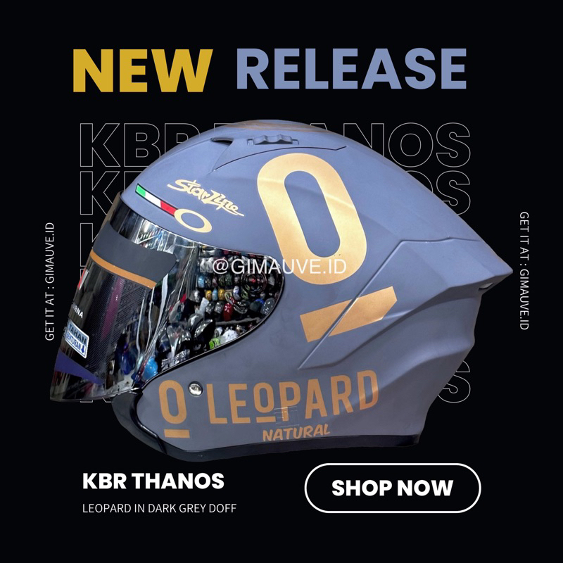 Jual HELM KBR THERMATHRON THANOS IRRIDIUM VISOR ORIGINAL 100% | Shopee Indonesia