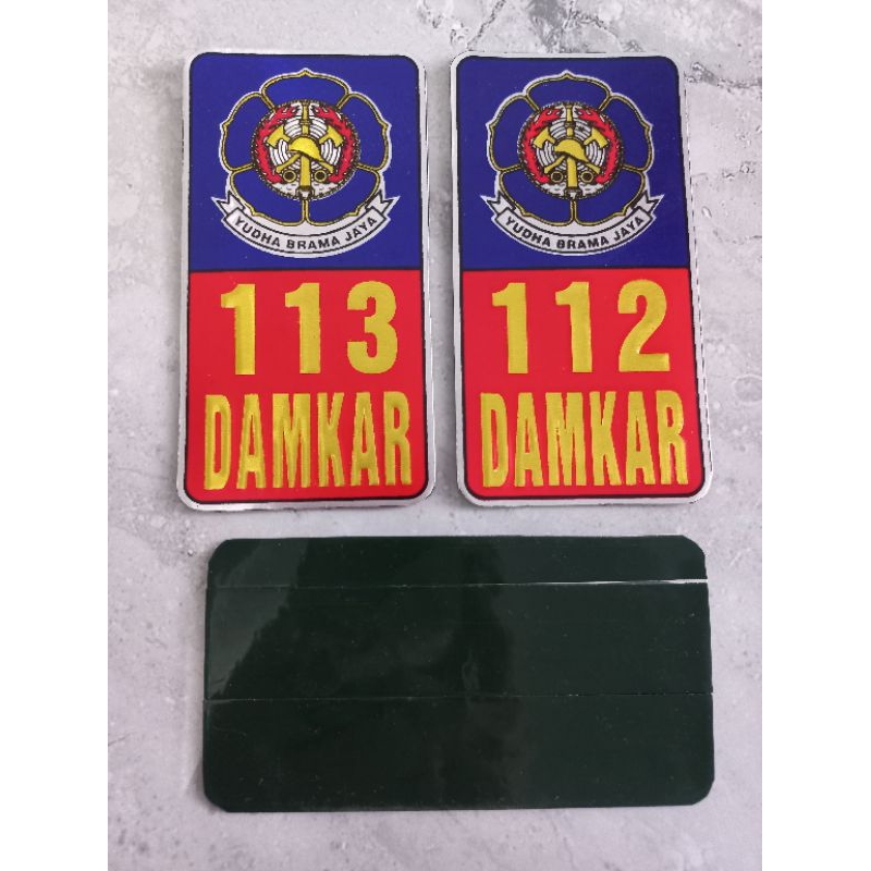 Jual STICKER PLAT MOBIL DAMKAR - STICKER PLAT DAMKAR TIMBUL STICKER ...