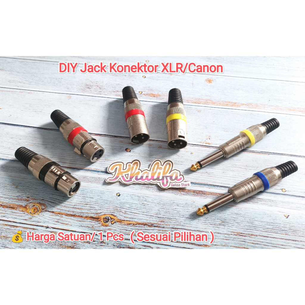 Jual DIY Jack Jek Akai XLR Canon Cannon Mic Microphone Mikrofone Mixer ...