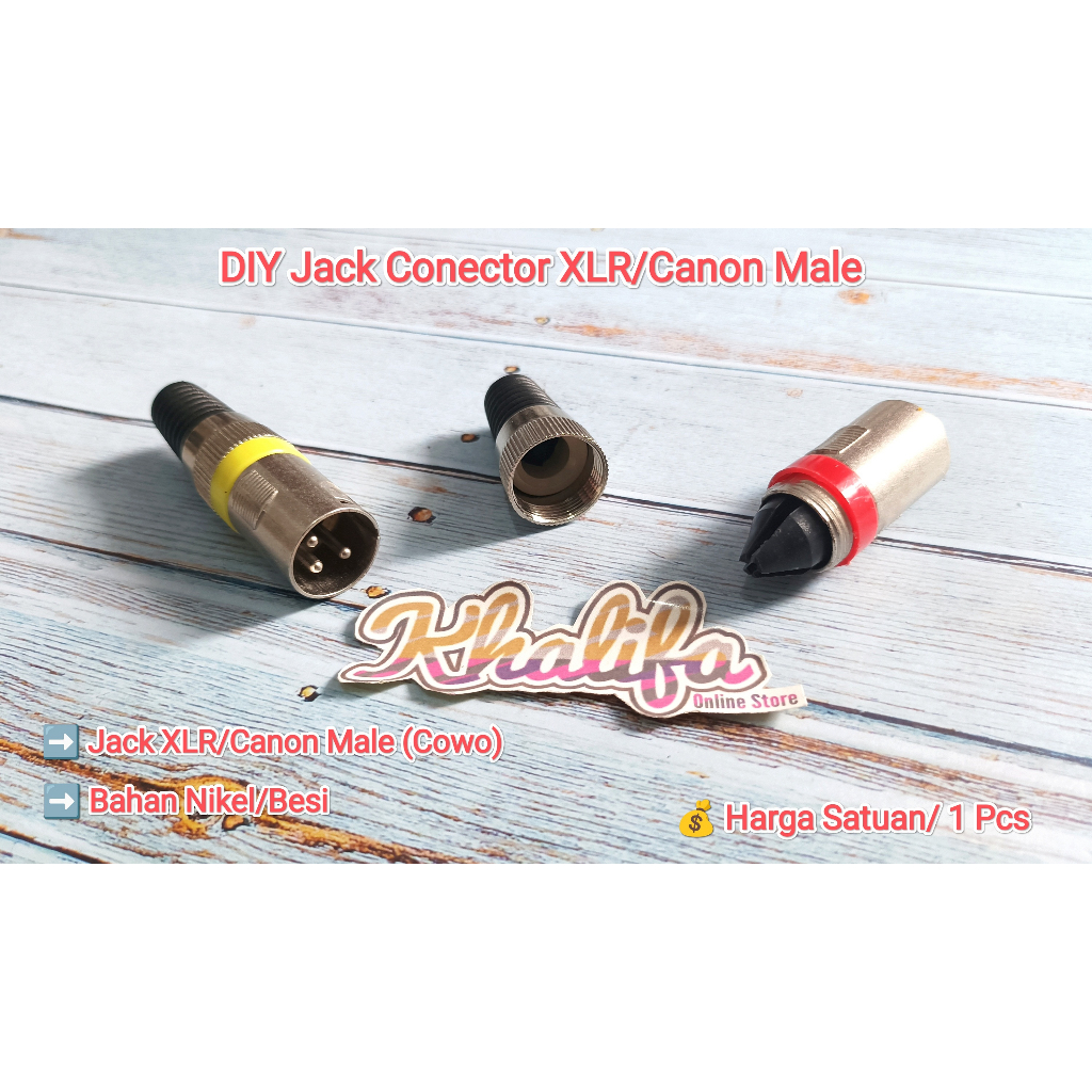 Jual DIY Jack Jek Akai XLR Canon Cannon Mic Microphone Mikrofone Mixer ...