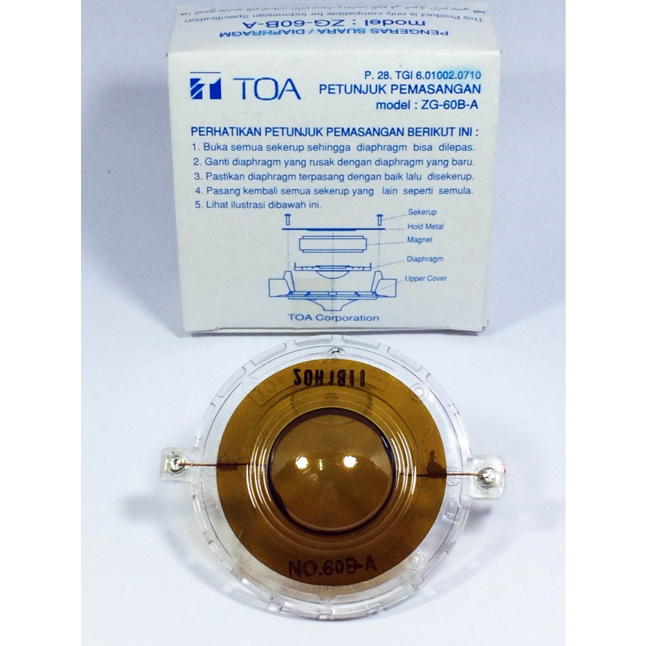 Jual TOA DIAPHRAGM/SPUL CORONG DAN MEGAPHONE | Shopee Indonesia