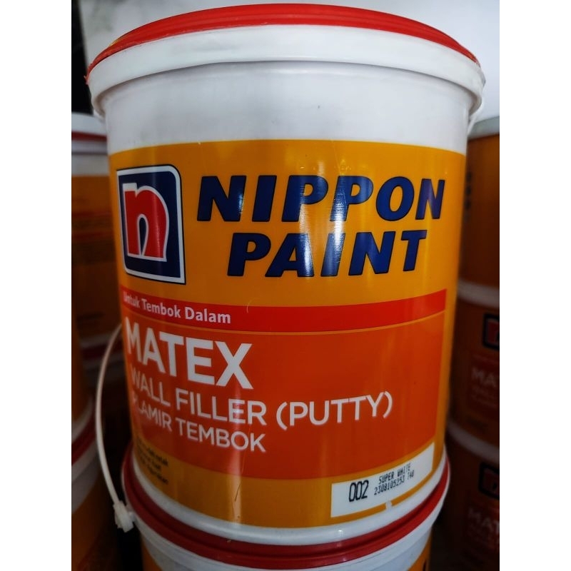 Jual Plamir Matex Nippon Dempul Tembok / Wall Filler Galon 4Kg | Shopee ...