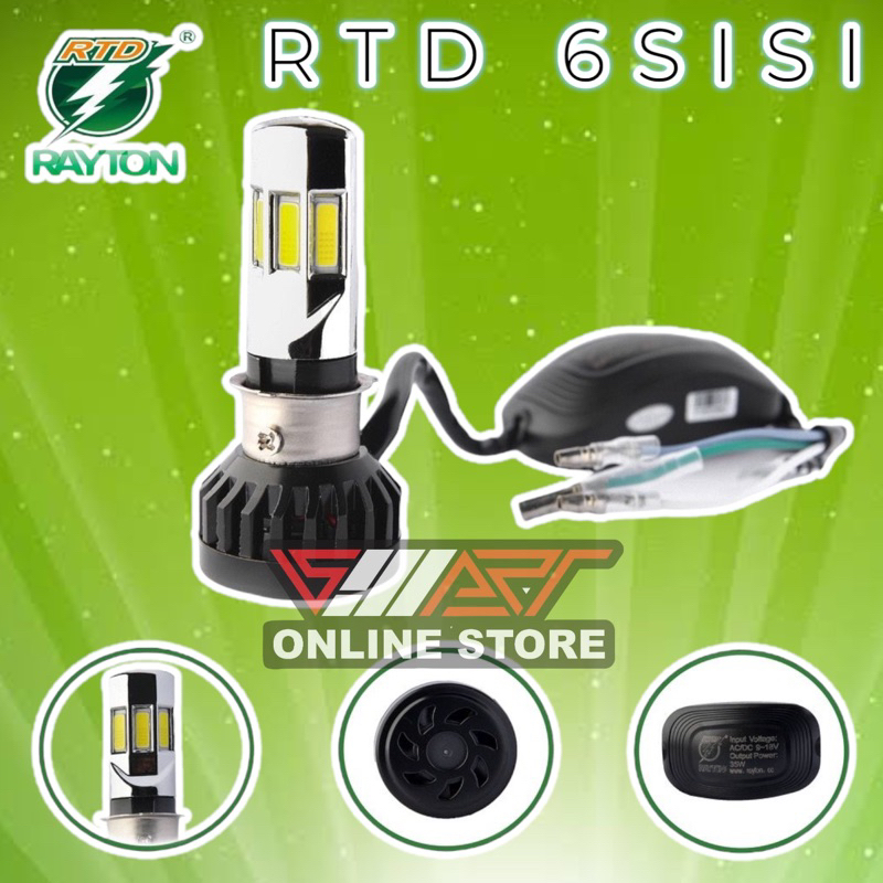 Jual LAMPU LED RTD 6 SISI ATAU LAMPU RTD LED 6 SISI (RAYTON) | Shopee Indonesia