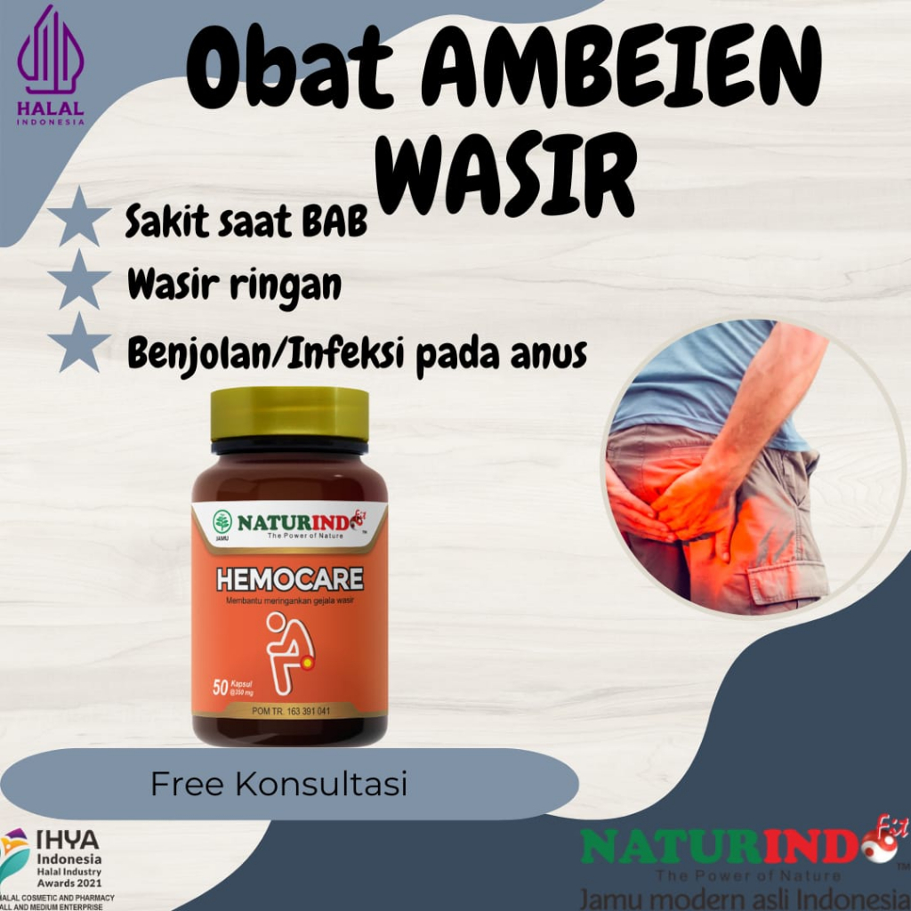 Jual Obat Wasir Ambeien Susah BAB Benjolan Anus Stadium 1 2 3 4 BAB Berdarah Herbal Paling Ampuh ...