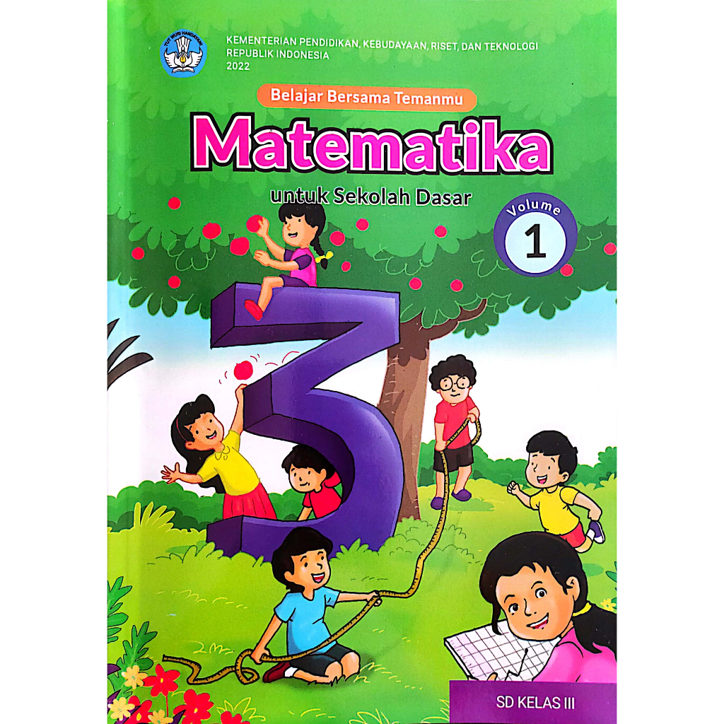 Jual Buku Matematika Kelas 3 Volume 1 SD/MI Kurikulum Merdeka Tahun 2022 | Shopee Indonesia