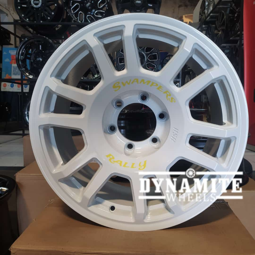 Jual VELG RALLY MOBIL FORTUNER RING 18 HSR SWAMPERS PCD 6X139,7 ET 0 ...