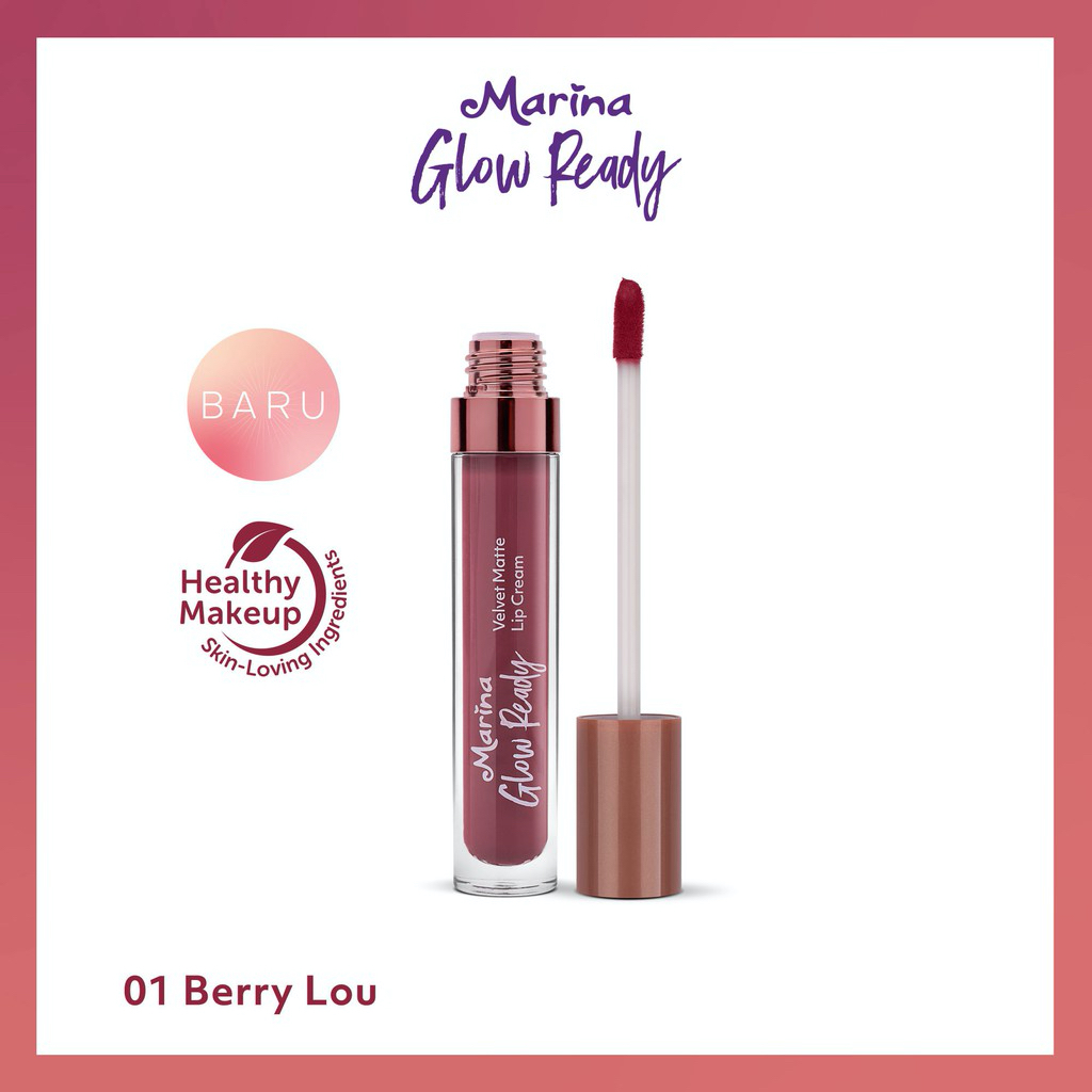 Jual MARINA LIP CREAM GLOW READY 5ML | Shopee Indonesia