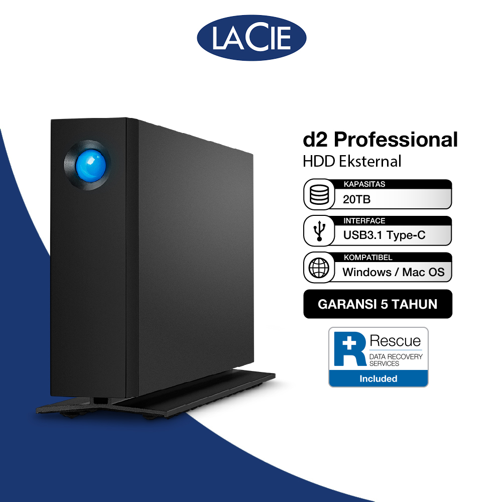 Jual LaCie D2 Professional HDD / Hardisk Eksternal 20TB USB-C | Shopee ...