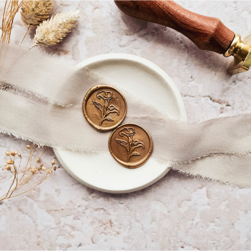 Jual GOLD Edition 1 Pieces Wax seal sticker instan segel vintage ...