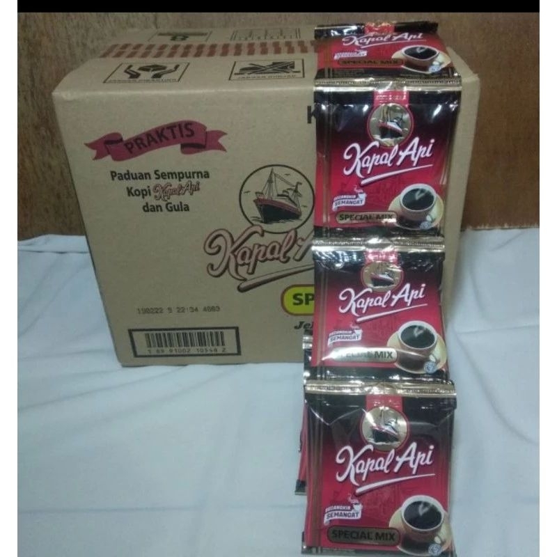 Jual Kopi Kapal Api Special Mix 1 Dus | Shopee Indonesia