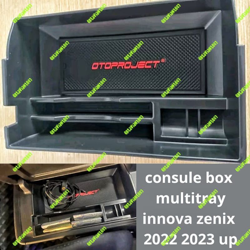 Jual consule box multi tray innova zenix 2022 2024 hitam | Shopee Indonesia