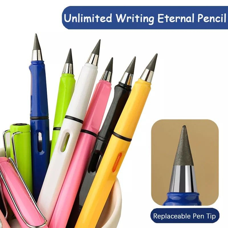 Jual BAS Pensil Tanpa Batas HB 0.5mm / Unlimited Writing Eternal Pencil ...