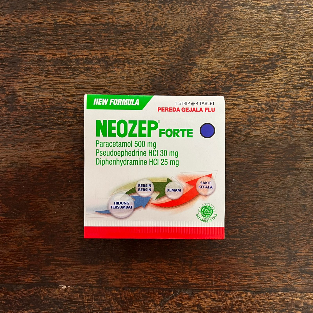 Jual Neozep Forte Strip Isi 4 Tablet | Shopee Indonesia