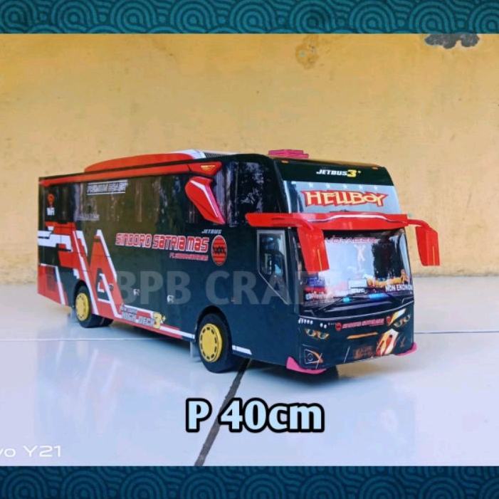 Jual Miniatur Bus Sindoro satriamas | Shopee Indonesia