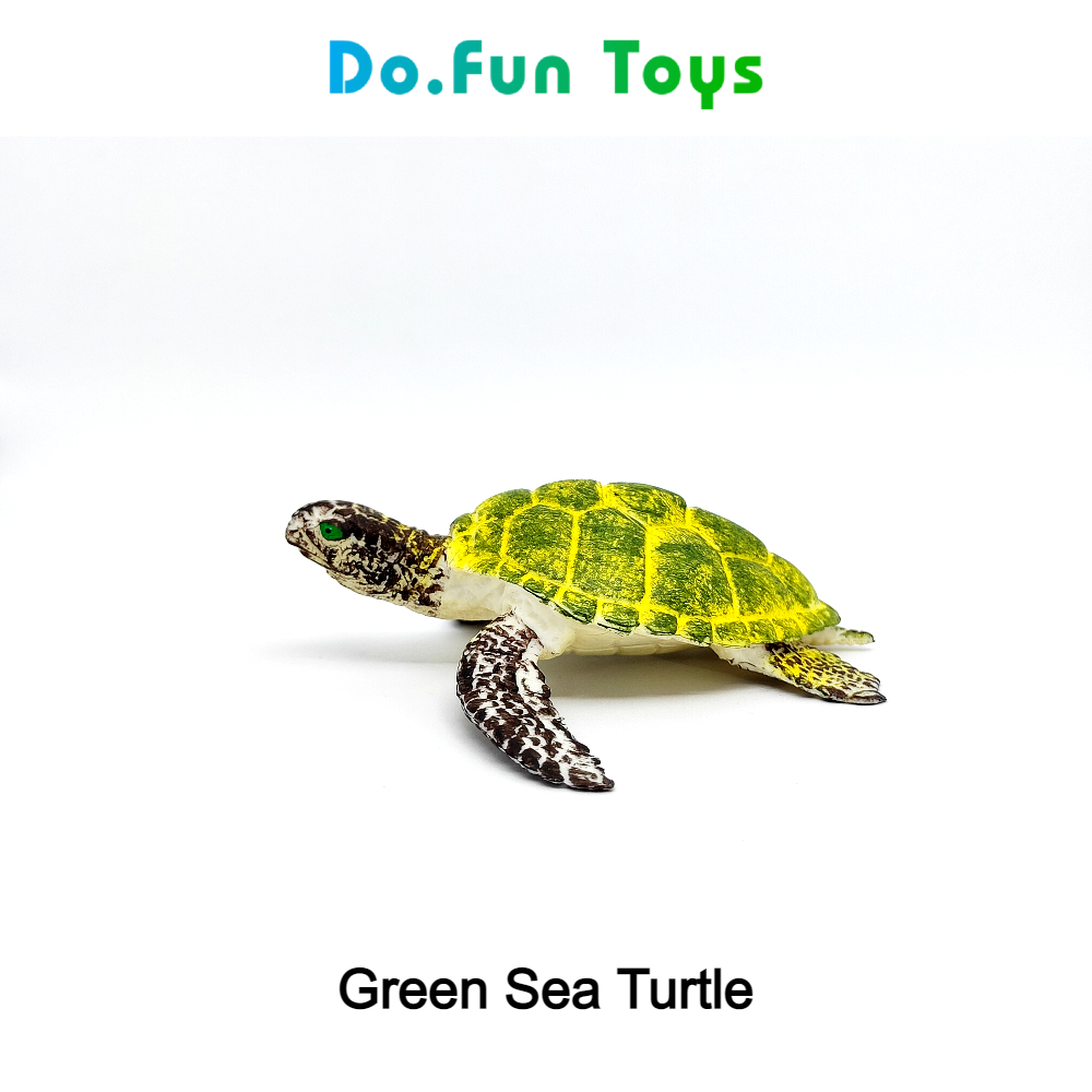 Jual Animal Figurine | GREEN SEA TURTLE / Mainan Miniatur Penyu Laut ...