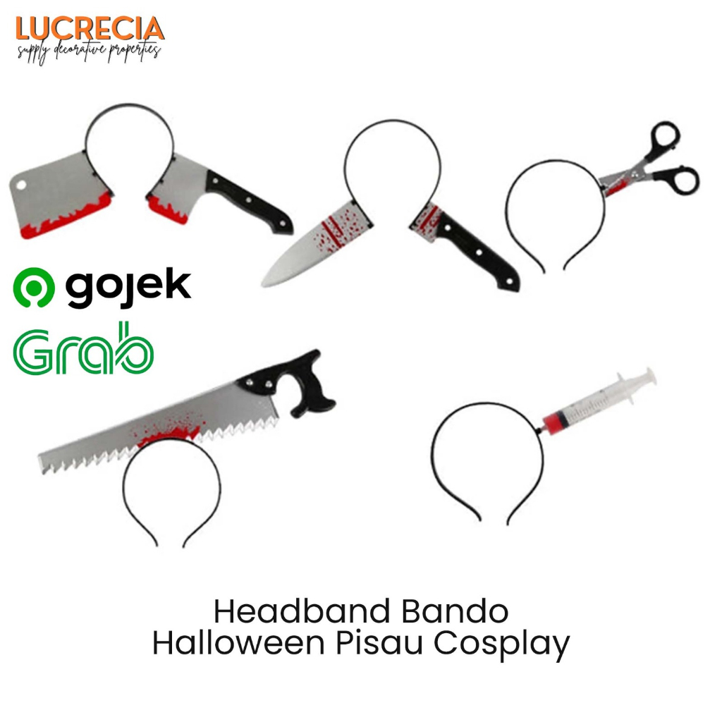 Jual Headband Bando Halloween Pisau Cosplay HAL19 | Shopee Indonesia