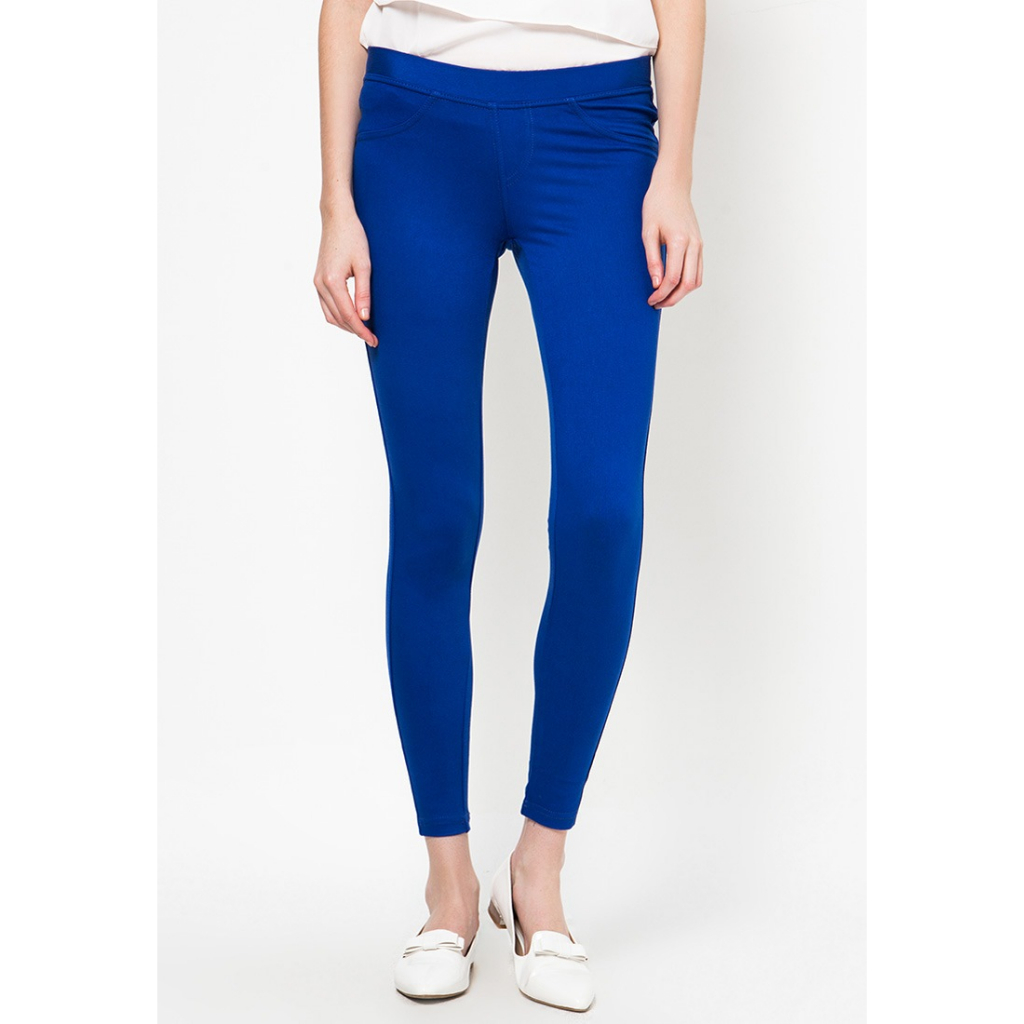 Jual Point One ELECTRIC BLUE Premium Jegging | Shopee Indonesia