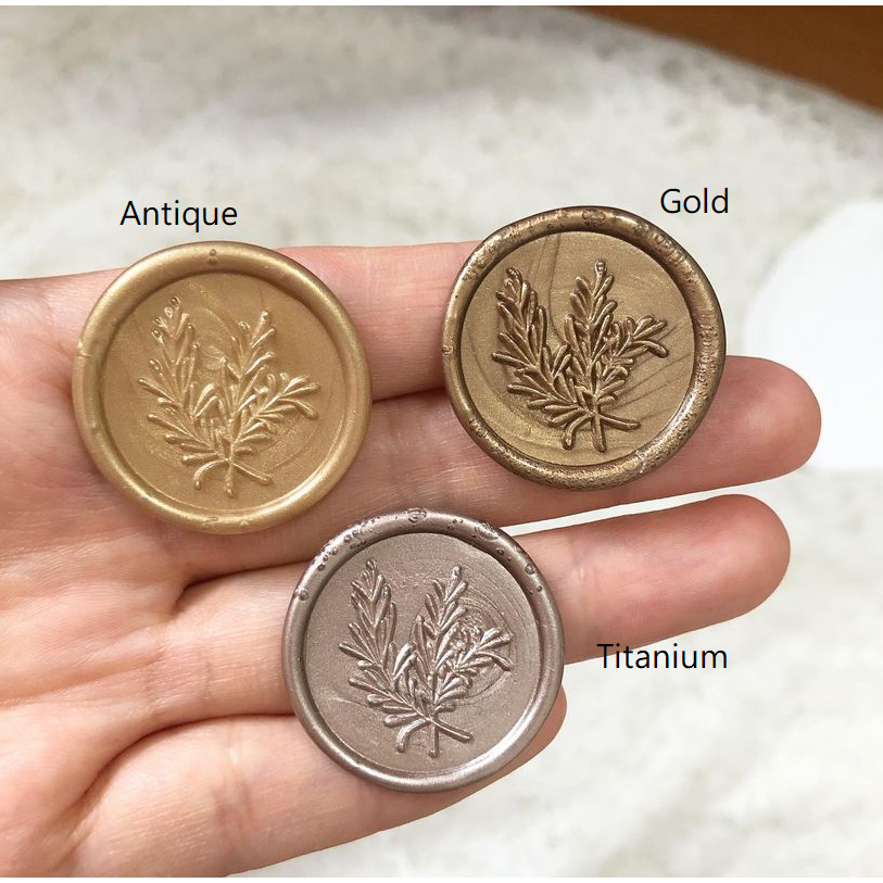 Jual Rosemarry 1 Pieces Wax seal coinbulat sticker instan segel vintage ...