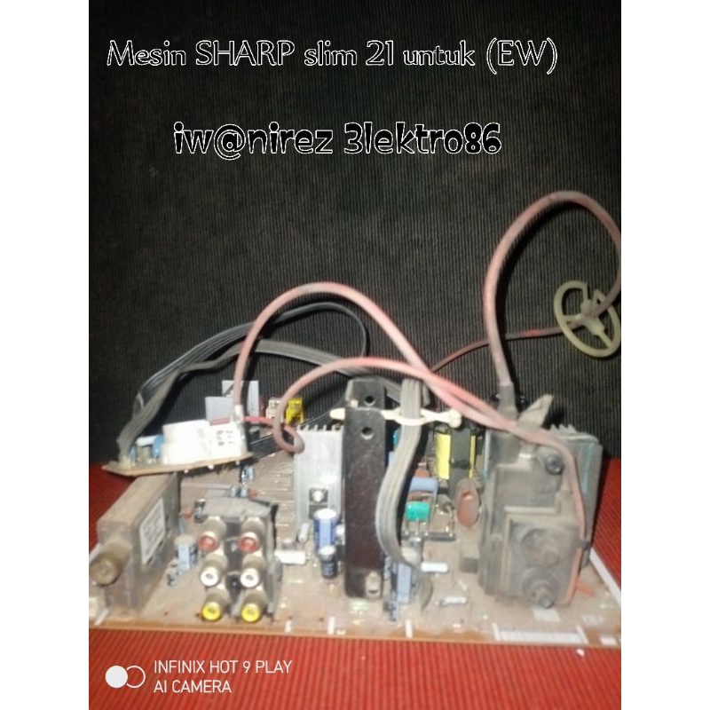 Jual MESIN TV SHARP BATIQUE SLIM 21 IN TIPE CRT 6629/6228 JENIS NON EW ...
