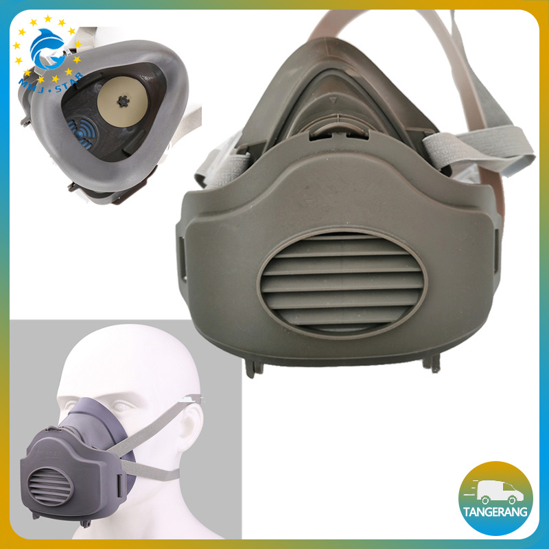 Jual Masker Gas Respirator Filter/Pelindung Debu Gas Mask/Masker Polusi ...