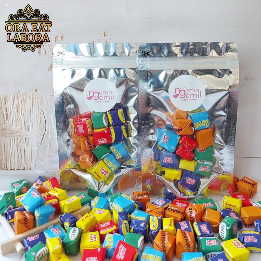 Jual Candy Cube Milky Cube Permen Balok Susu Balok Ovaltine Mix 6in1 ...