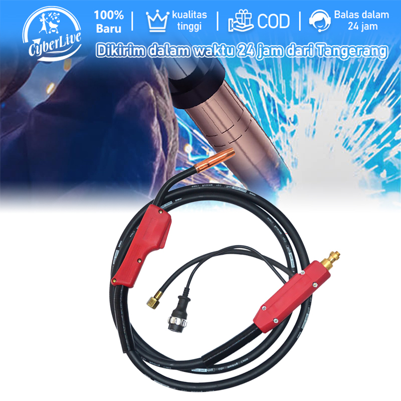 Jual 1 Set 3 5 Meter 350A 500A Stang Las MIG Tipe Panasonic CO CO2 ...