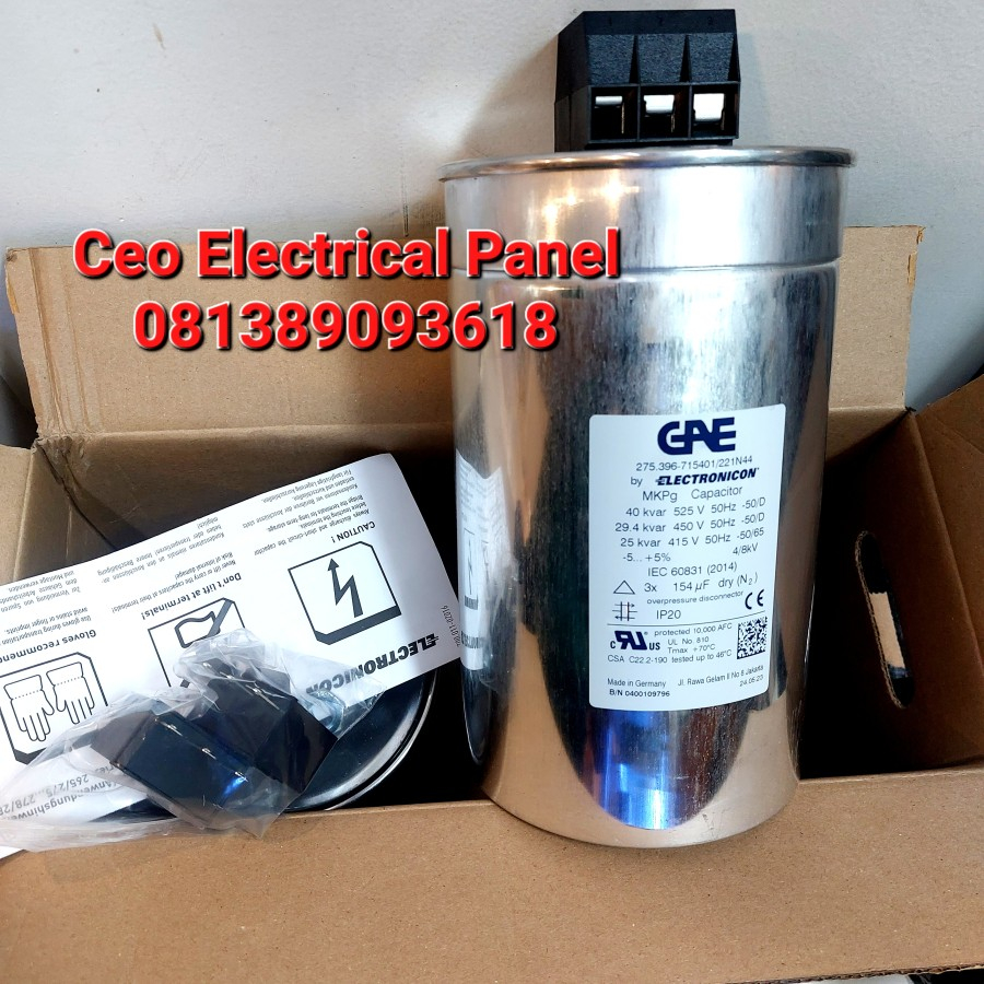 Jual NEW Kapasitor bank gae 15kvar mkpg 415v / capacitor bank gae 15 kvar 415v | Shopee Indonesia