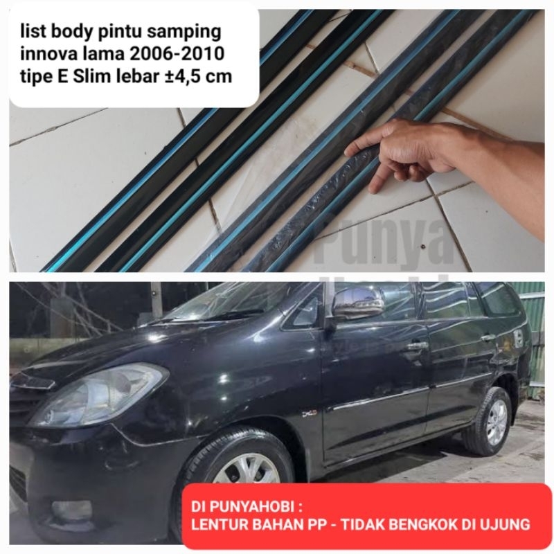 Jual List pintu samping toyota innova 2006 2007 2008 2009 2010 tipe s ...